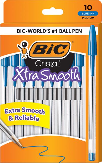 PEN 10PK MED BLU VP CRISTAL | Lawson State Community College